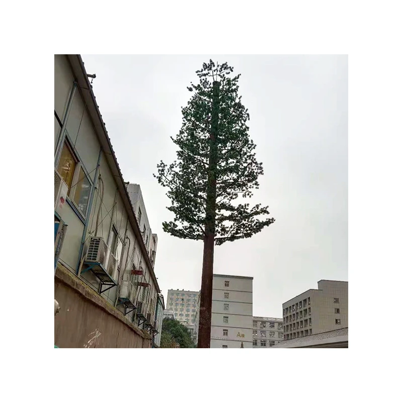 Camouflaged Bionic Tree Steel Monopole Antenna Tower 4G 5G Wifi Signal ...