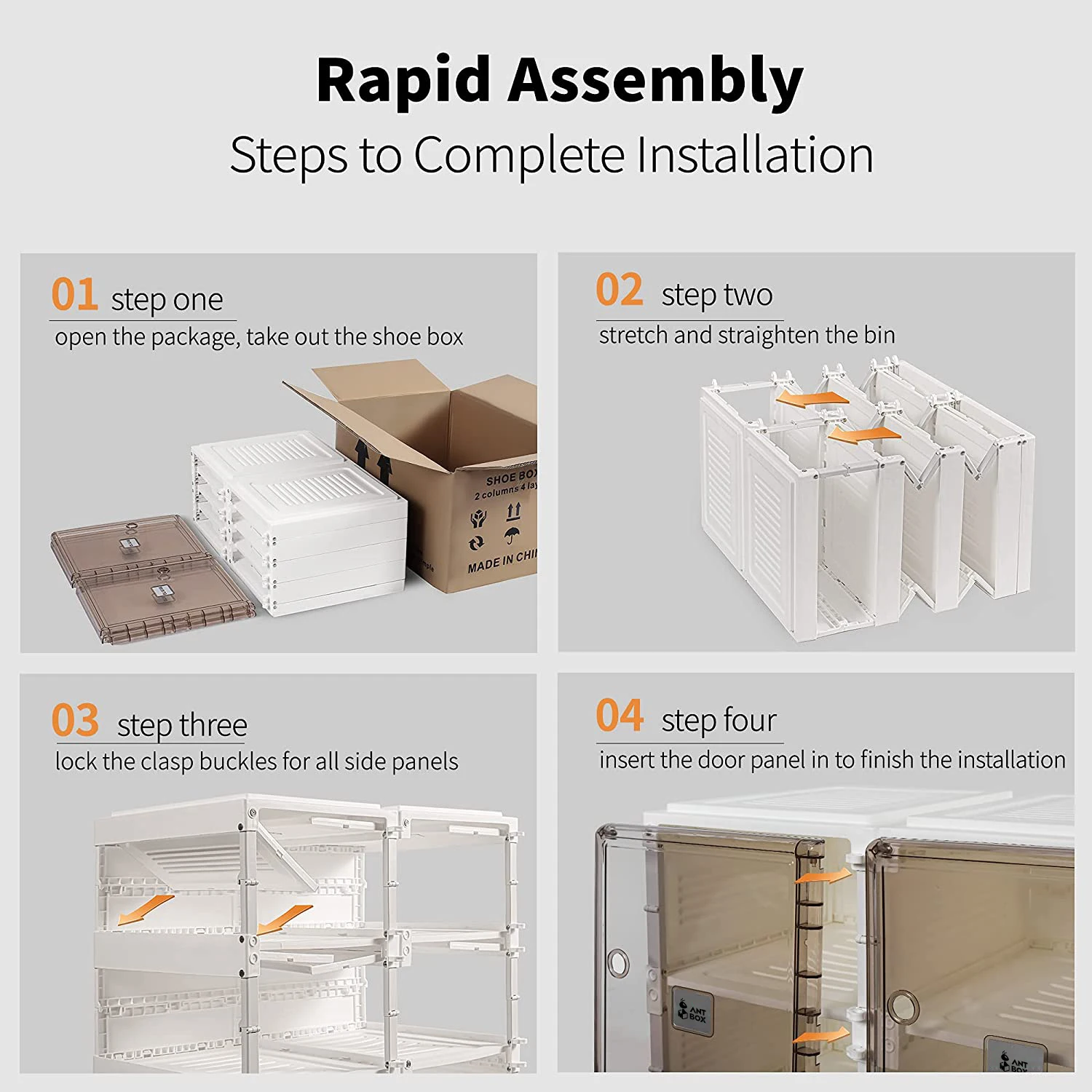 ANTBOX Wardrobe - Foldable Storage for Efficient Space