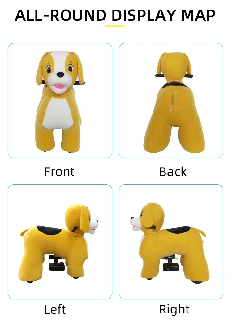 LULU Electric 6v Plush Motorized Ride-on Dog for Children| Alibaba.com