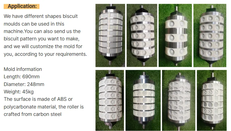 Automatic Butter Biscuits and Cookies Making Machine Small Rotary Shaft ...