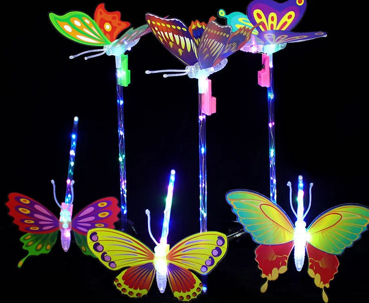 Shining Butterfly LED Wand - Perfect for Parties & Events