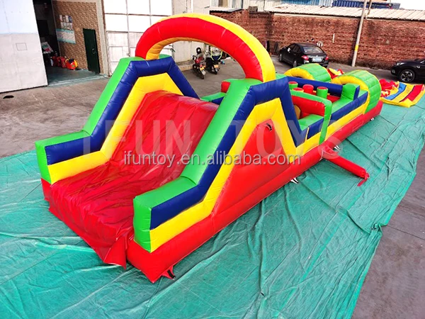 Western Cowboy Adventures Inflatable Obstacle Course Bounce House For ...
