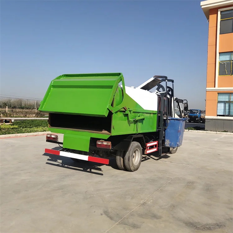 Large Hanging Bucket Self Dumping Garbage Transport Vehicle With Strong ...