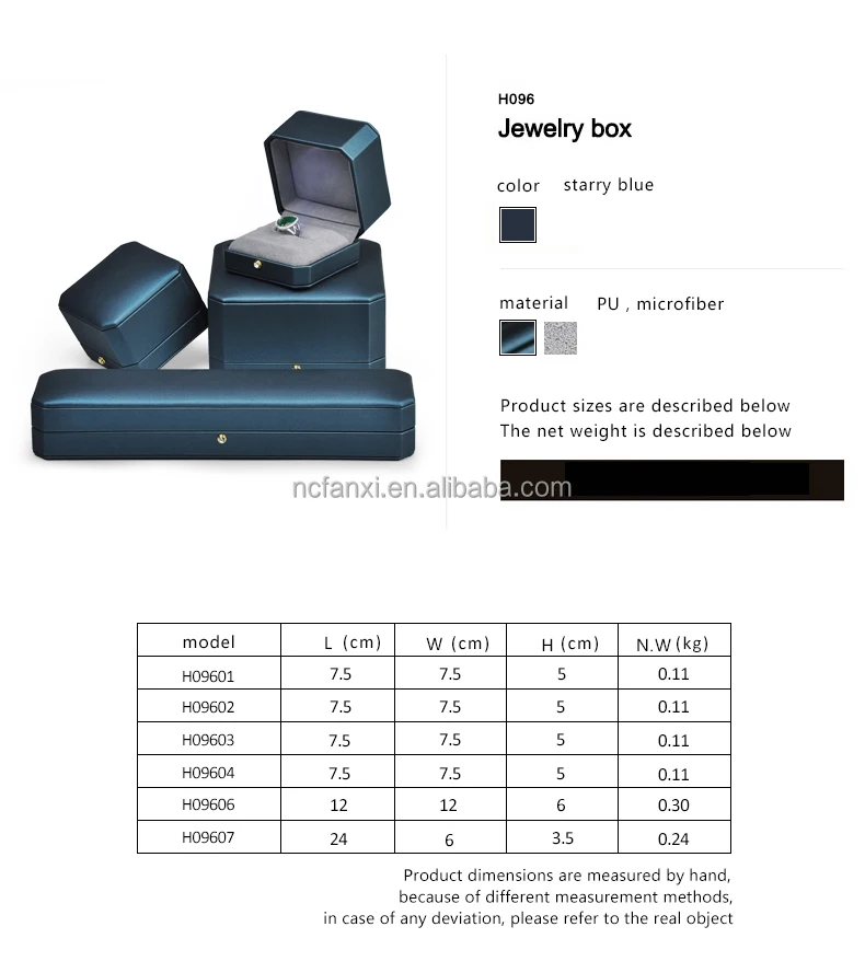 FANXI Led Jewellery Box Black Lacquer logo Silk Screen Luxury Led ...