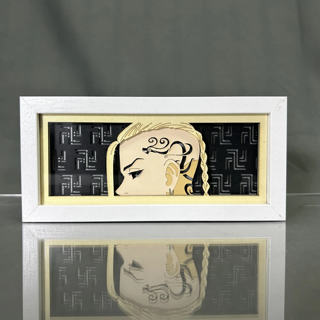 Tokyo Revengers Mikey 3d Anime Light Box Wood Paper Cut Lightbox Manga ...