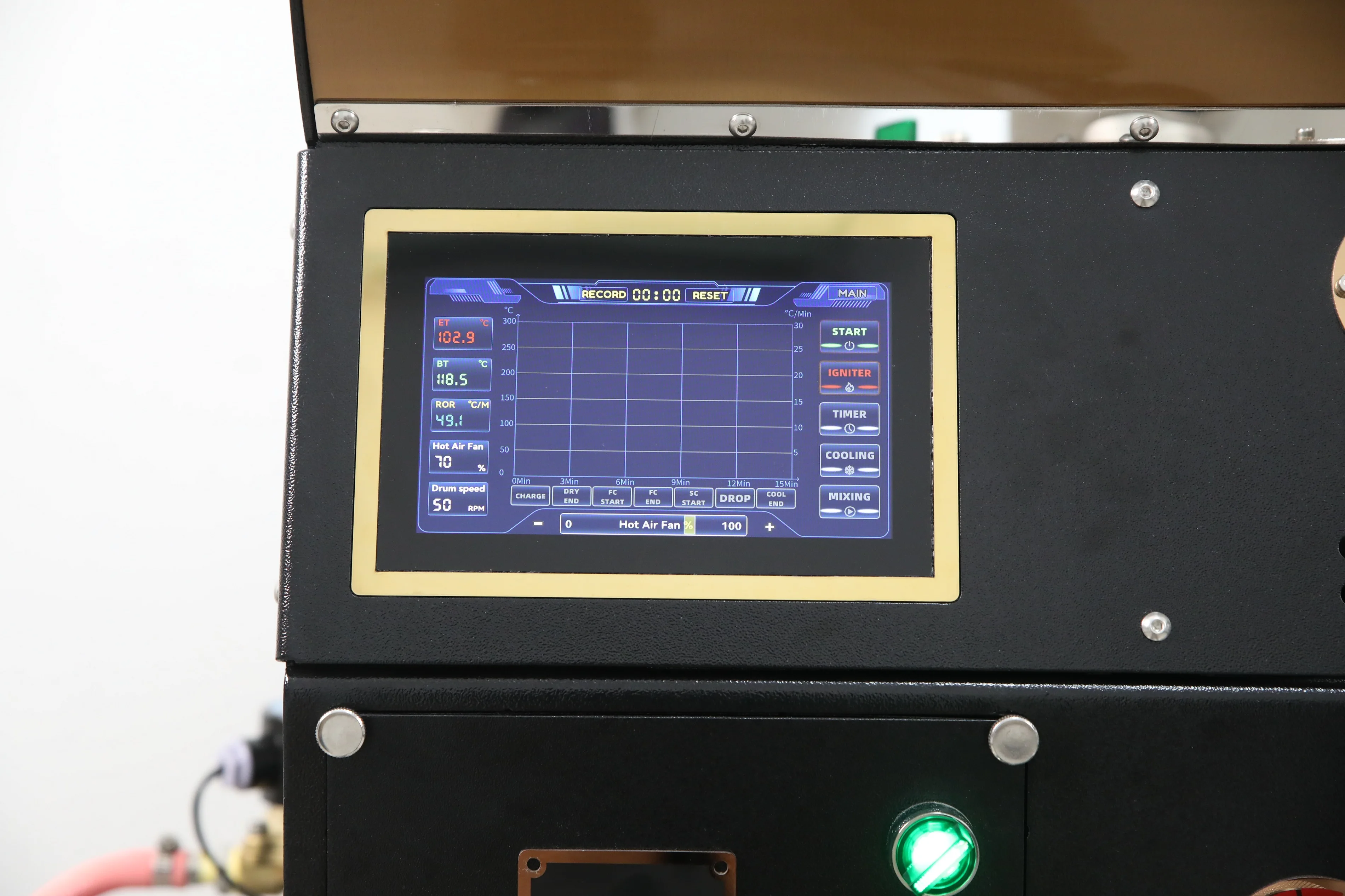 Wintop 1kg 1.5kg Commercial Coffee Roaster Gas And Electric Type For ...