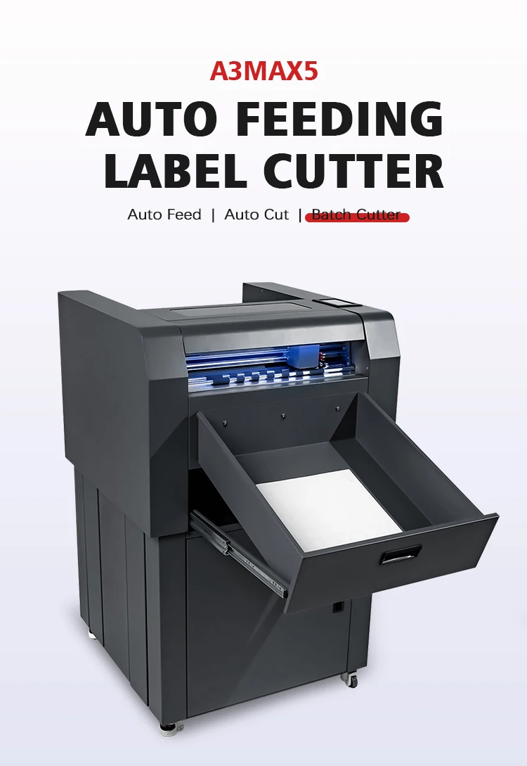 A3+ Auto Feeding Digital Label Servo Motor Die Cutting Machine