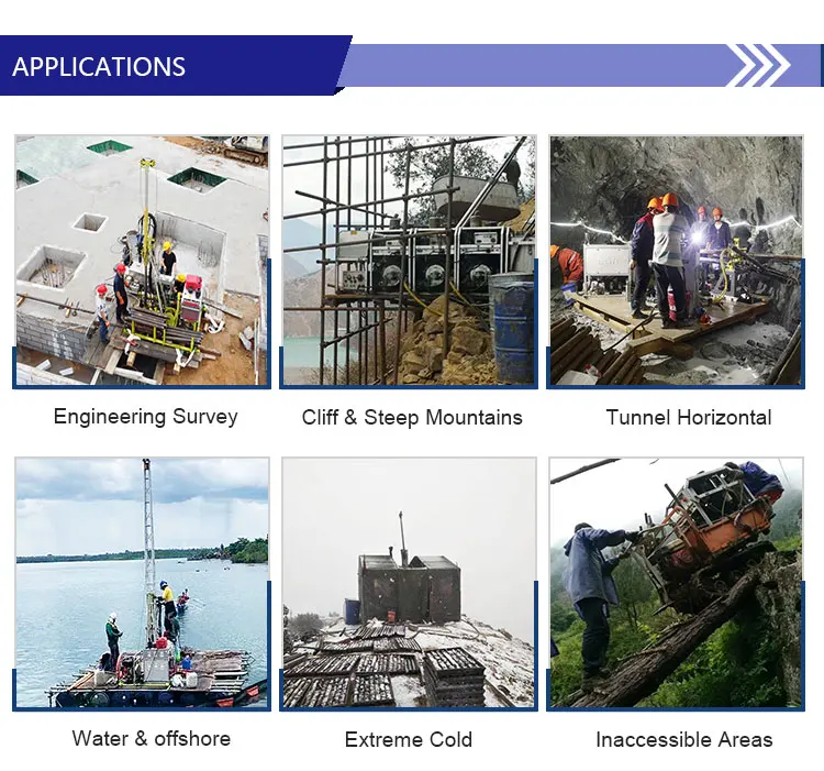 Portable Full Hydraulic Core Rig Core Drilling Rig Egr Ep550 Wire Line ...