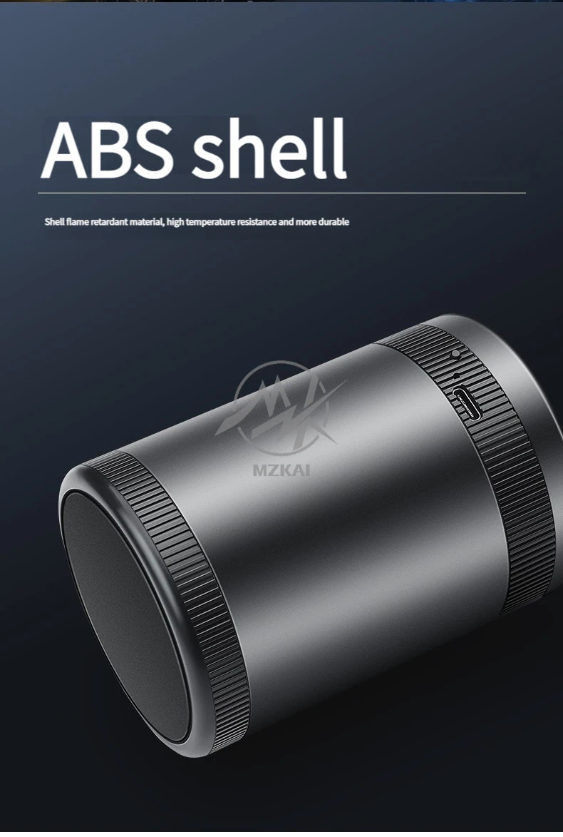 Smart Smokeless Ashtray - Customizable for Cars & Outdoors