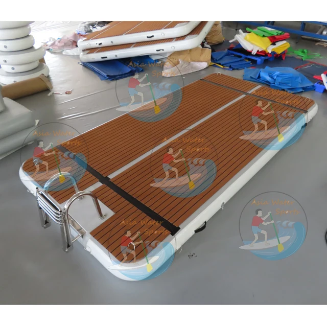 Inflatable Floating Platform Swimming Water Island Jet Ski Dock Mat DWF ...