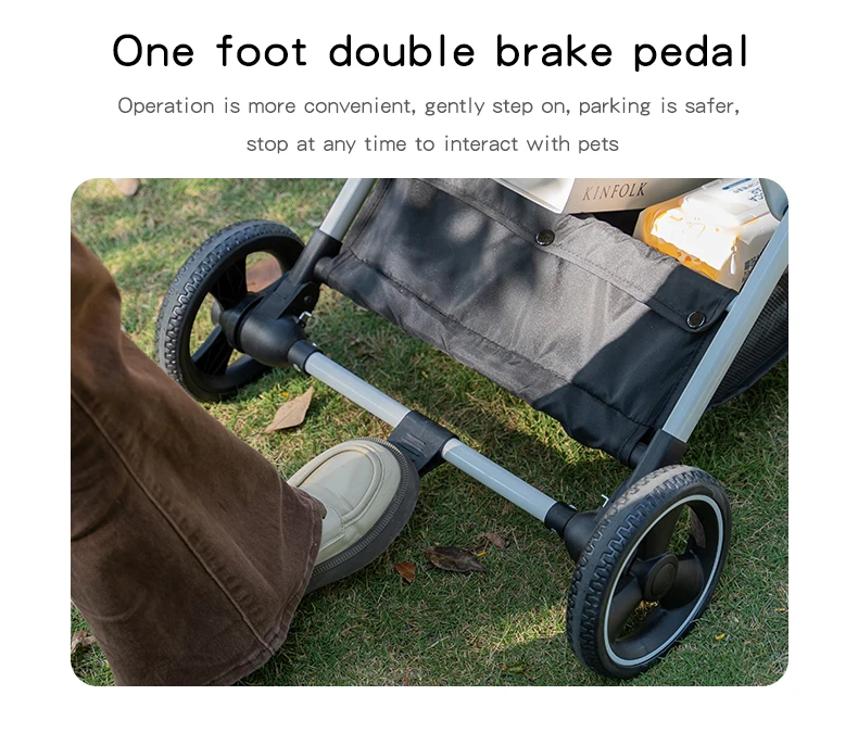 Luxury Detachable Stair Climbing Dog Buggy Small Twin Double 3-in-1 ...