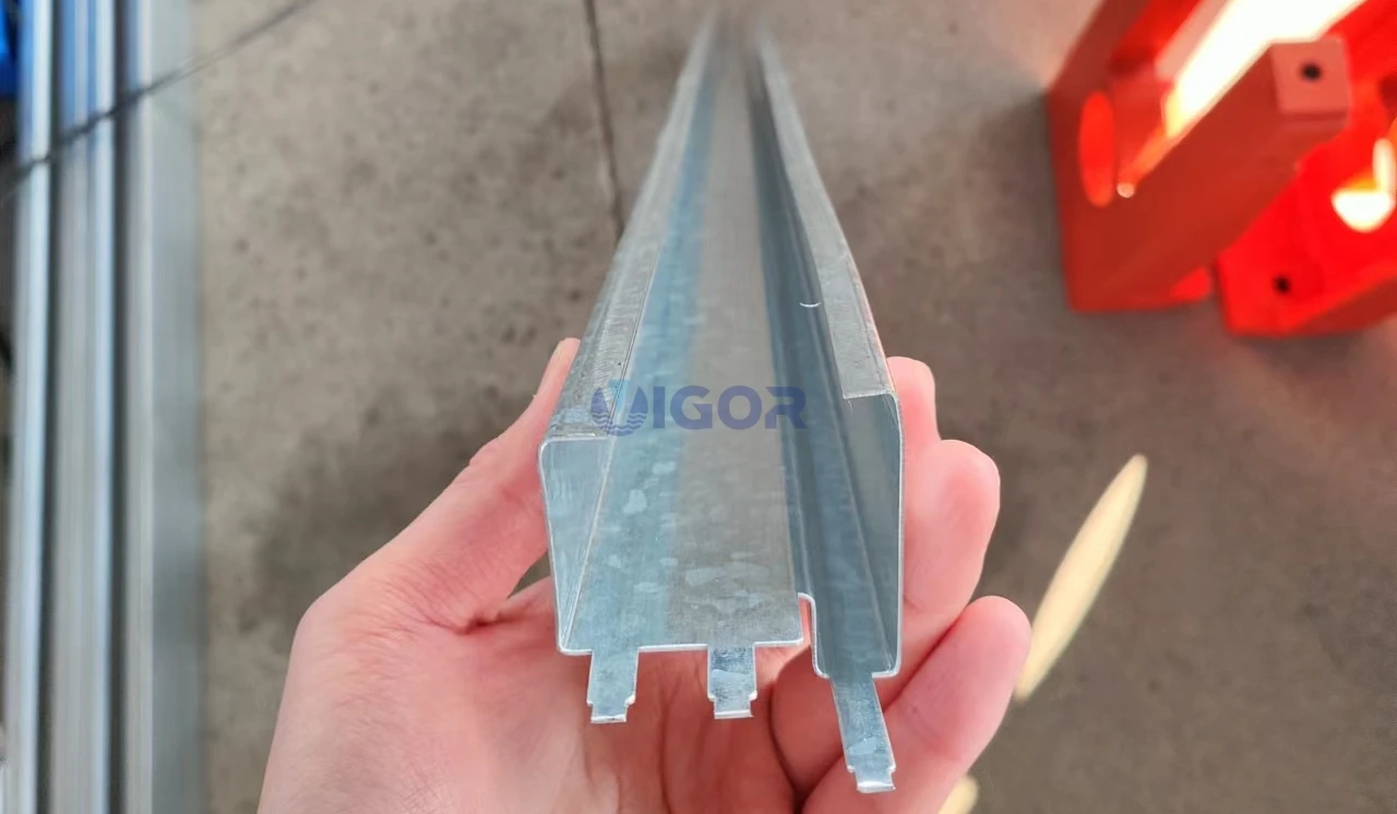 Roller Shutter Door Guide Used Bottom Rail Roll Forming Machine Metal Door Frame Automatic Roll ...