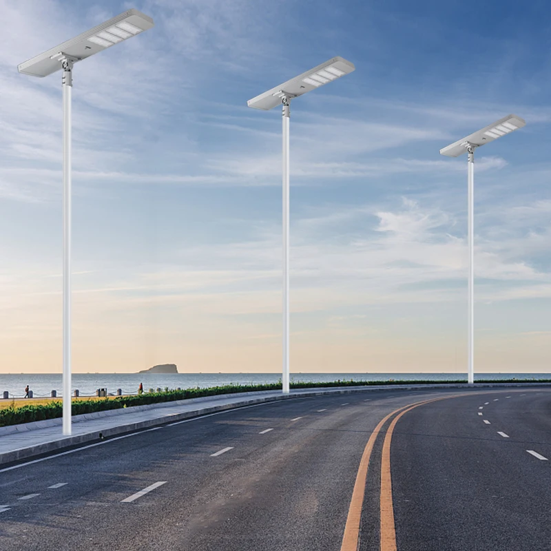 Brightest Intelligent off Grid Street Light Post Solar 200 Watts Self ...