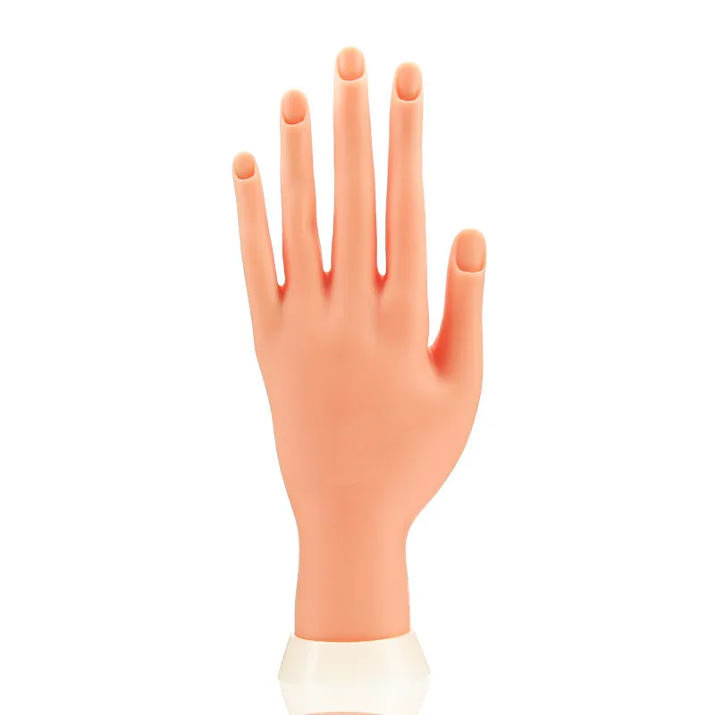 silicon hand model realistic mold tech training extensions fake nail ...
