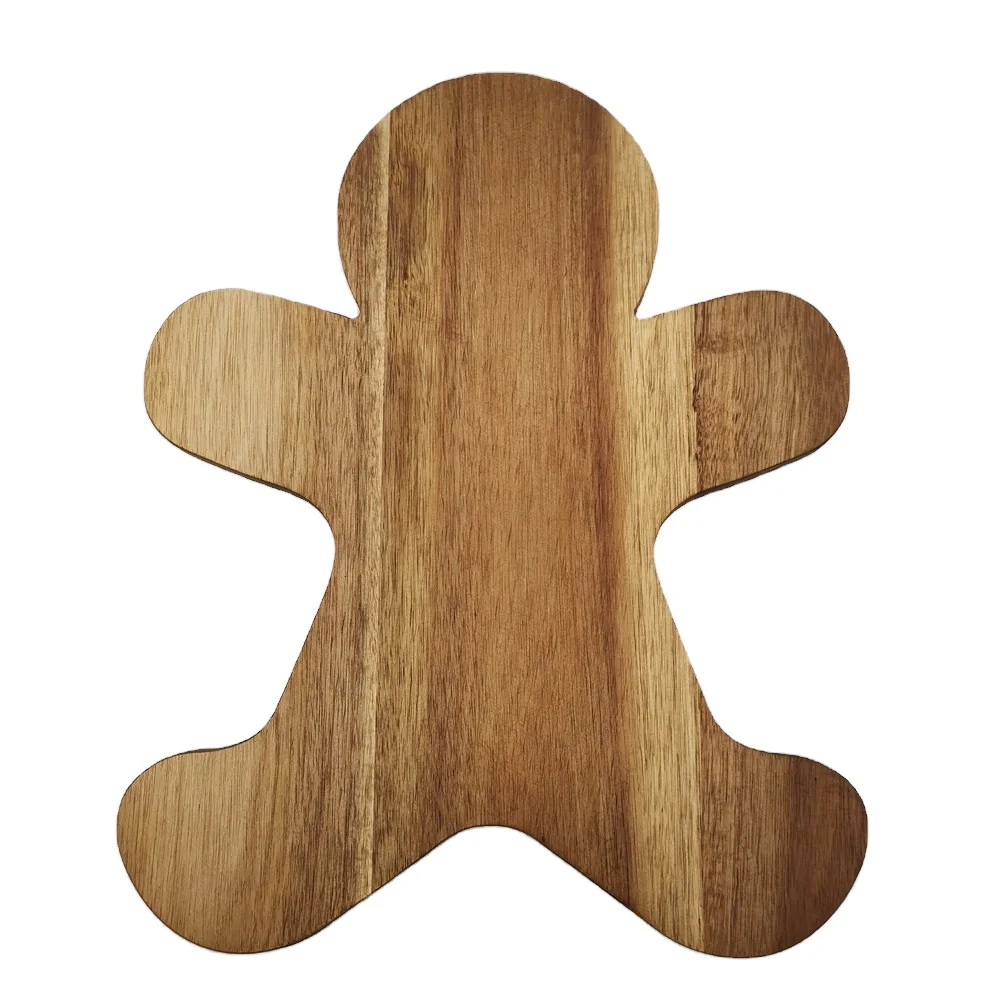 gingerbread man shape acacia wood cheese board customized| Alibaba.com