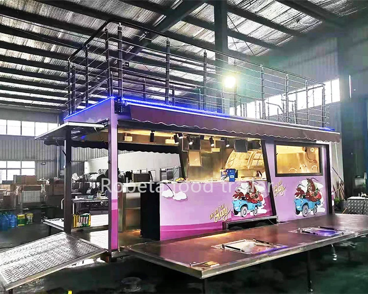 Customizable Double Decker Food Truck - All Purpose Street Restaurant