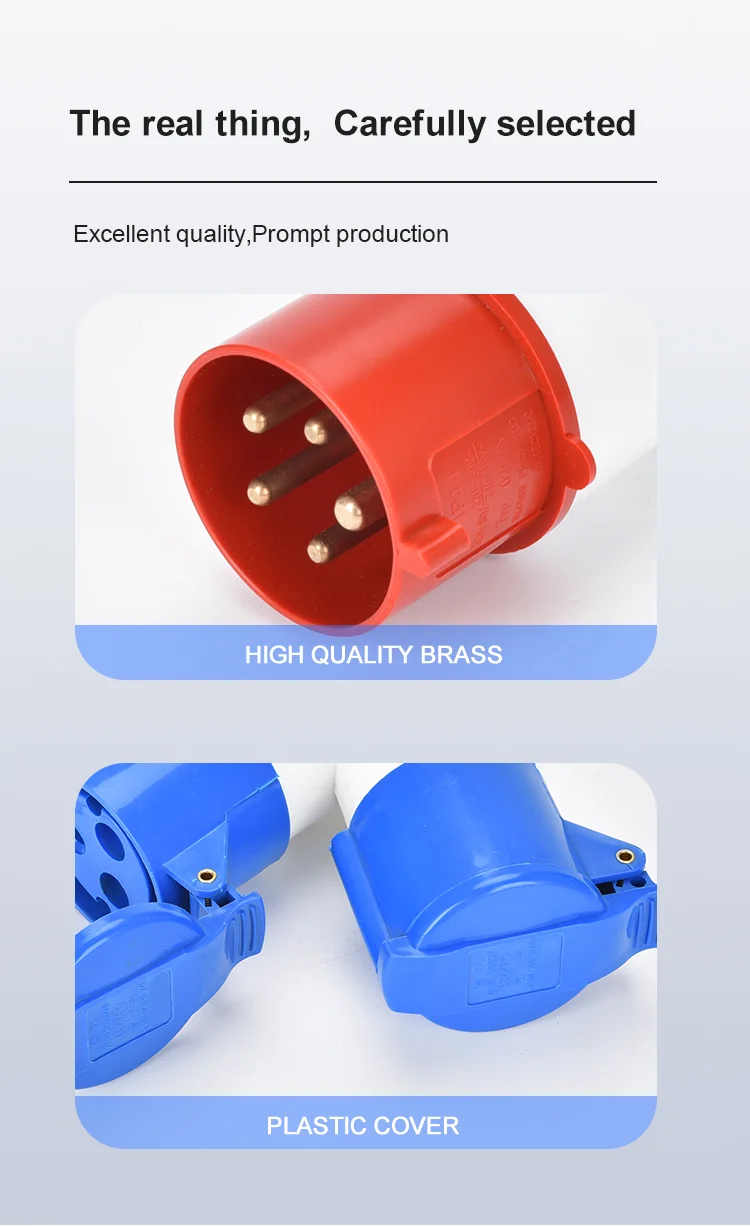 CHENF Industrial Plugs - Reliable 2P+E IP44 230V Solutions