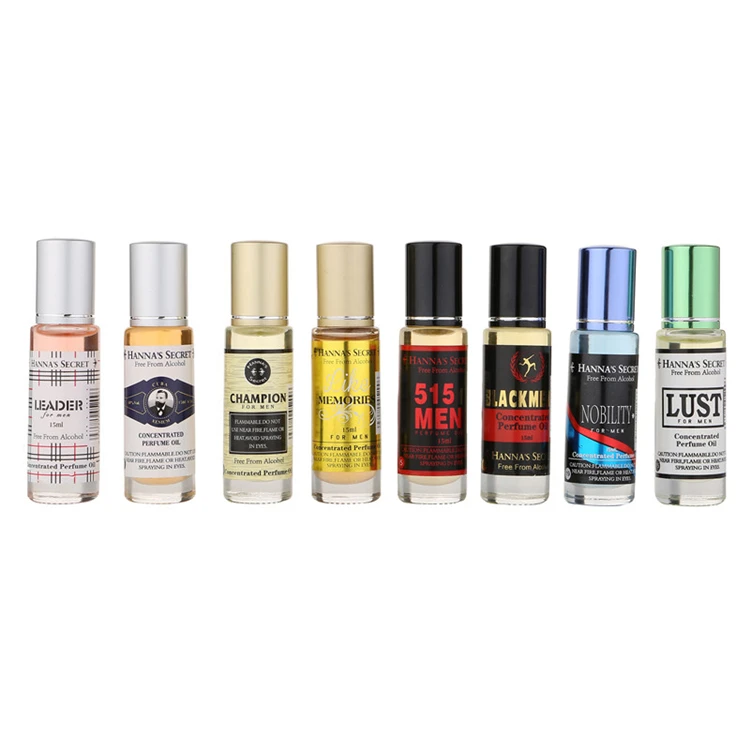 Factory Mass Provide 15ml Easy to Carry 8 Types Male Perfume Oil ...