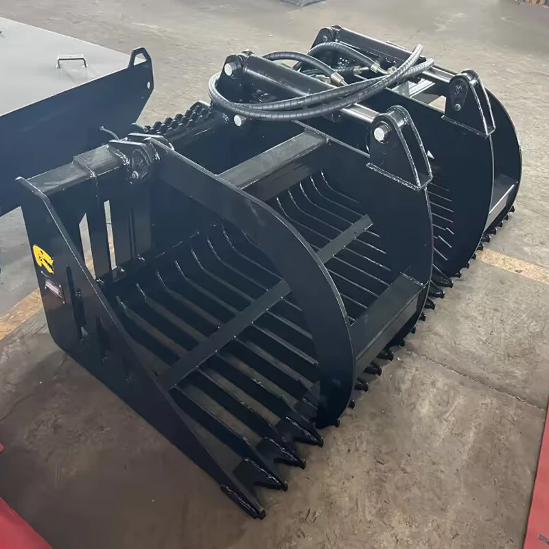 RSBM loader Grab Bucket Skid Steer Grass Grapple| Alibaba.com