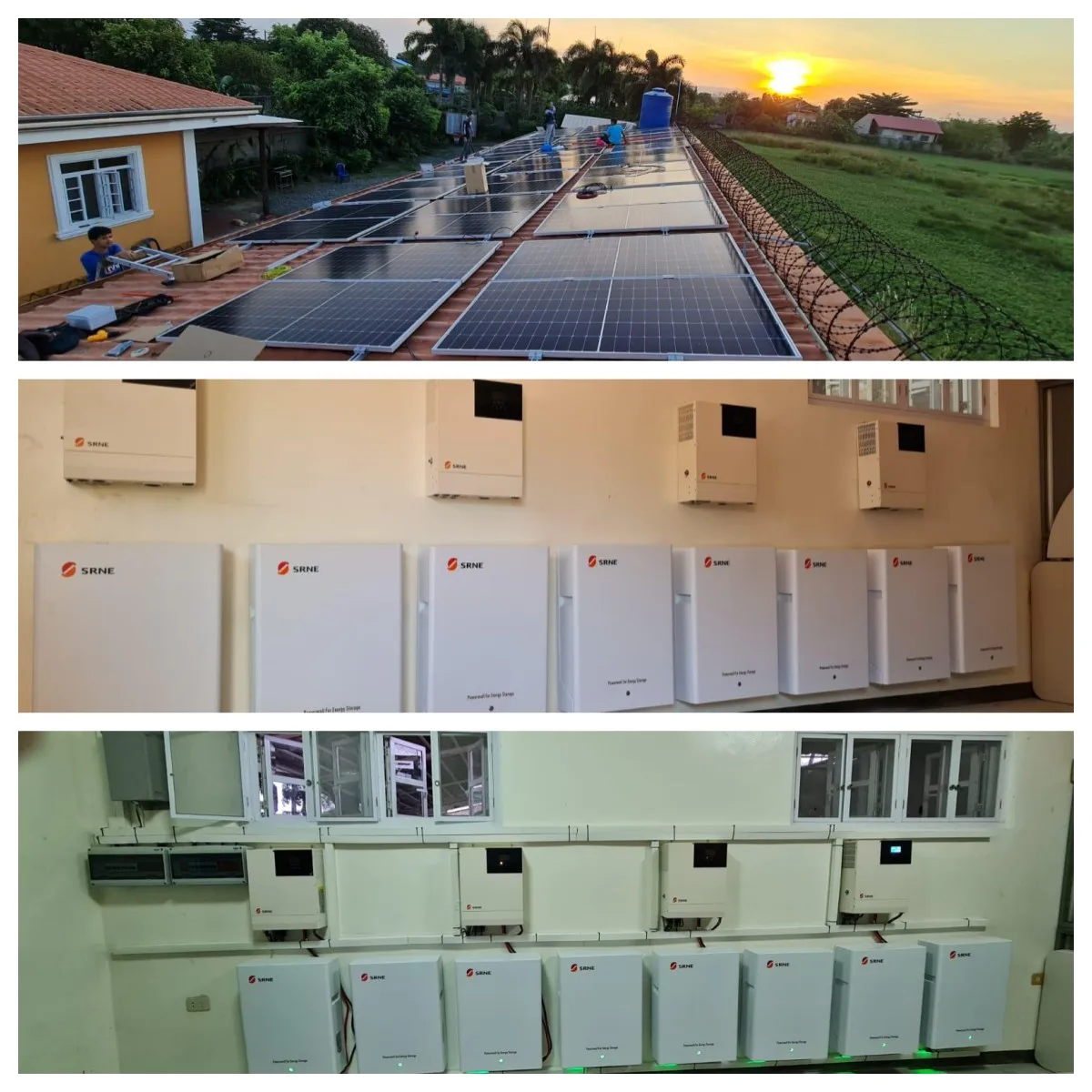 SRNE All in One Power Wall Hybrid Inverter Battery 48v 5Kw 10Kw Solar ...