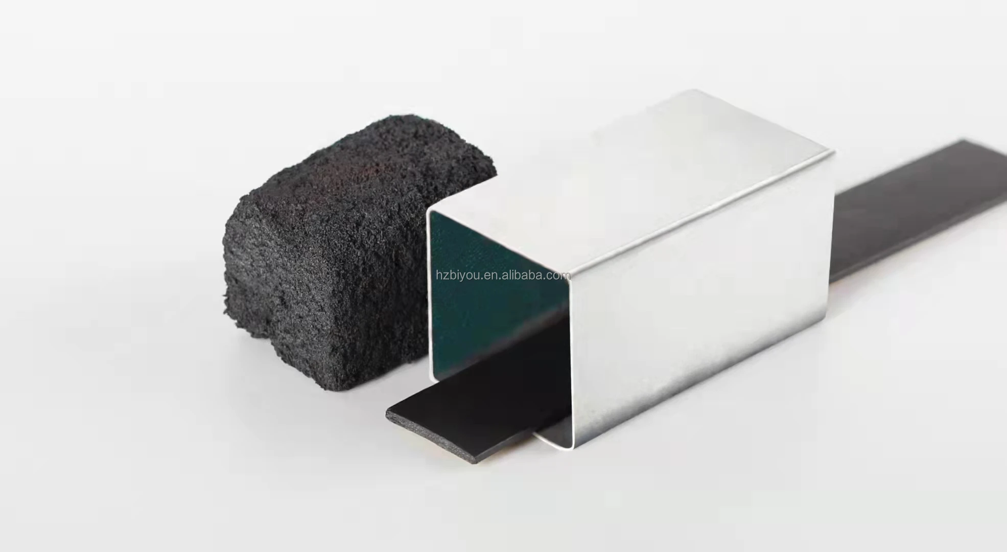 PVC Pipe Fire Sealant Black Intumescent Strip Fireproofing Graphite ...