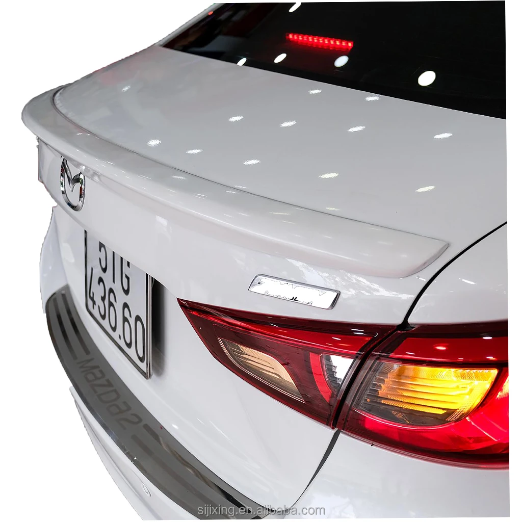 For Mazda 2 Spoiler Roof Spoiler Sedan M2 Spoiler Bodykit Visor 2016 ...