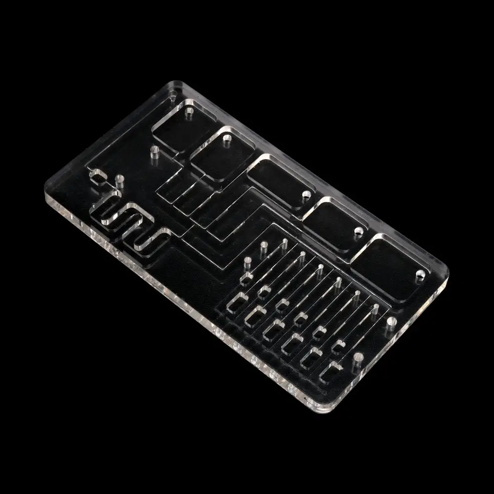 Customized High Precision Medical Mold Microfluidic Chip For Lsr ...