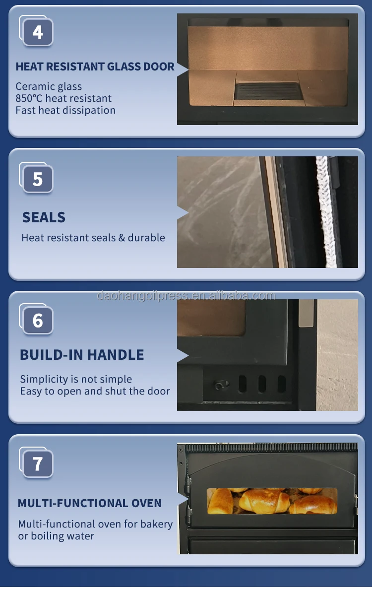 Heater Connect Real Fire Freestanding - Wood Burning Stove