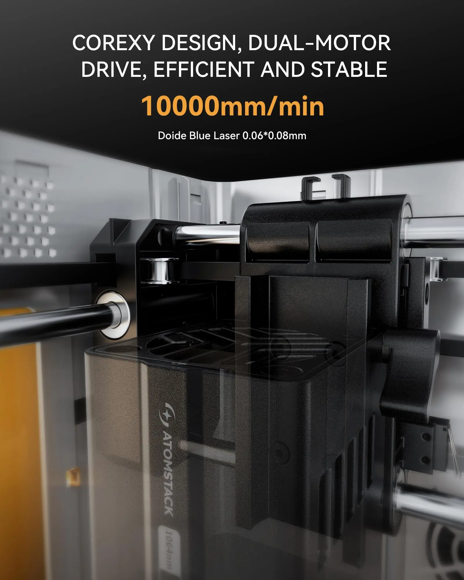 Atomstack P1 Laser Engraving Machine - Precision & Portability