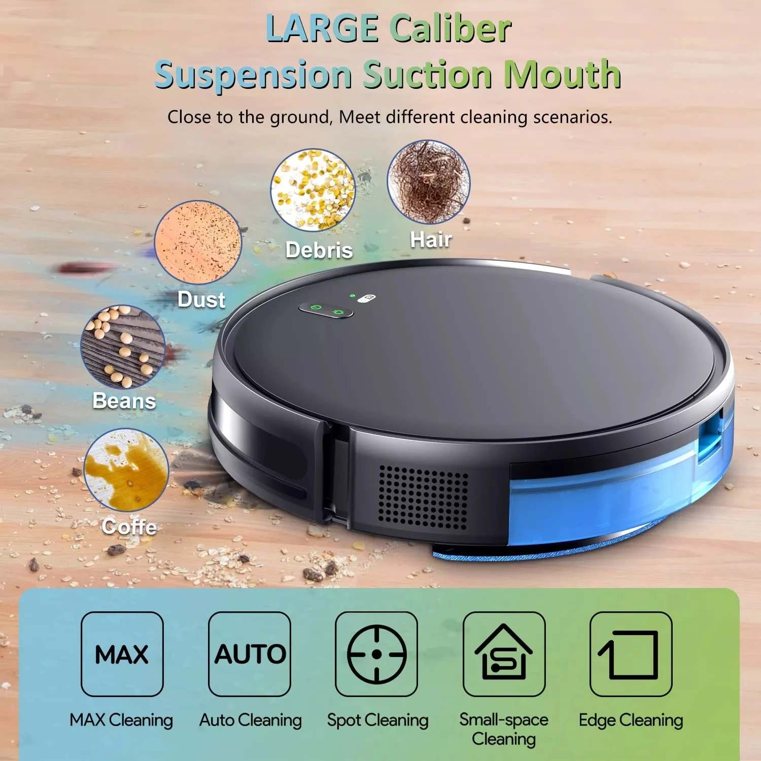 2023 Dewe E0 Gyroscope Robotic Vacuum Cleaner Smart Home Appliance ...