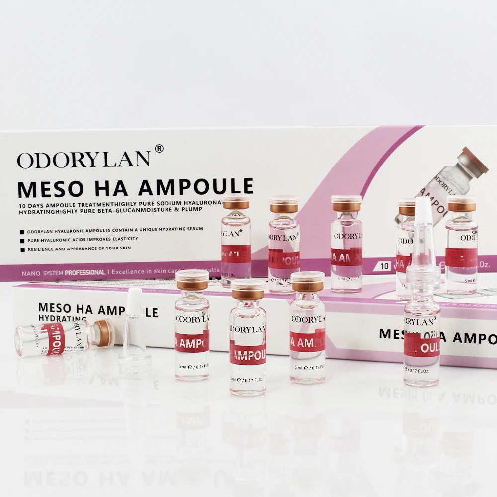 Korea 5ml*10 Vials Micro Molecular Cross-linked Hyaluronic Acid Ampoule ...