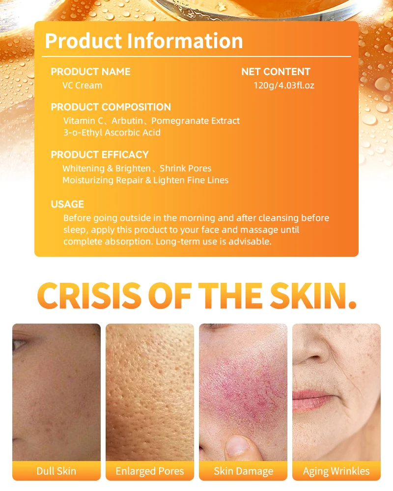 Disaar Vitamin C Face Cream - Brightening & Anti-aging