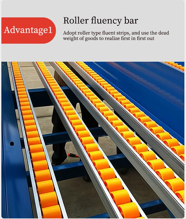 Estantes De Rodillos,Sistema De Estantería De Flujo De Cartón Para ...