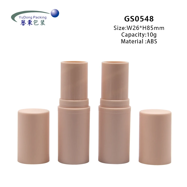 Round Empty Blush Stick Container Foundation Stick Tube Concealer Stick ...