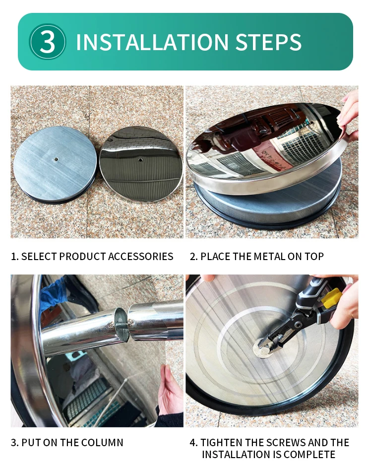 Black Color Post with 2m Belt Retractable Traffic Belt Queue Line Stand ...