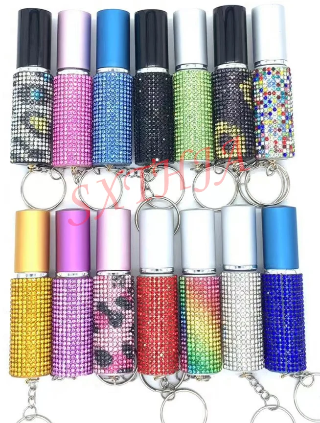 Customized Self Defense Key Chain Women Alarm Bling Rhinestone Set ...