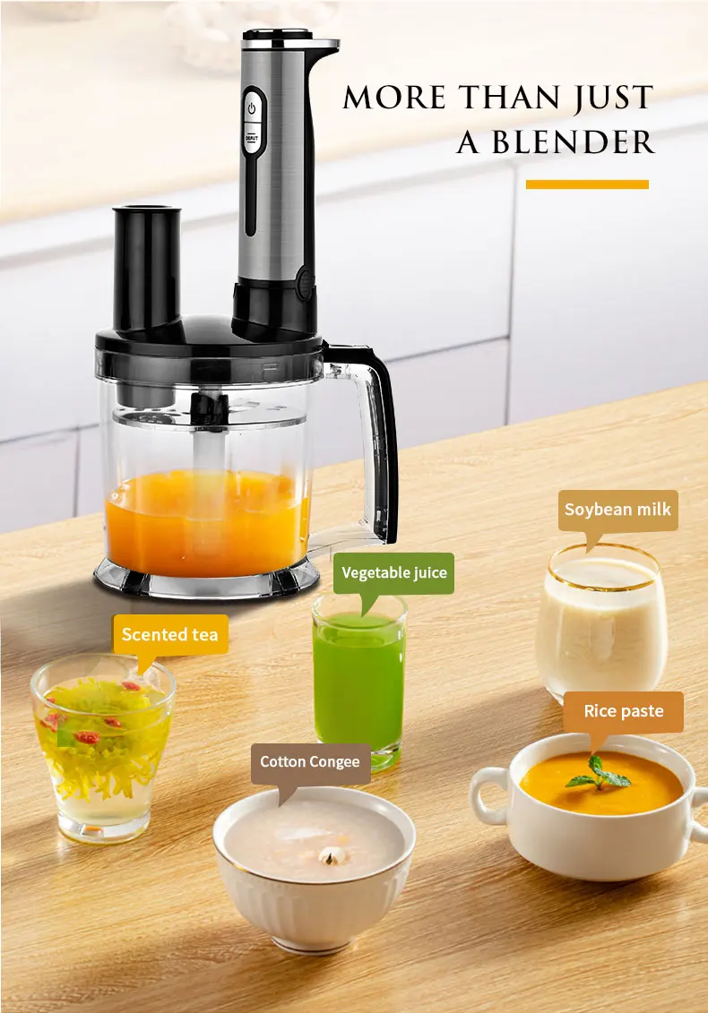 Stainless Steel Food Chopper Stick Commercial Immersion Blender ...