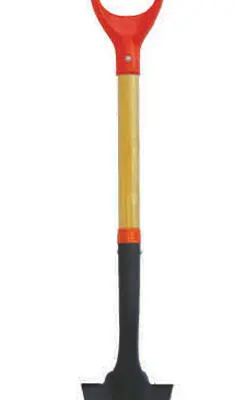 Offset Spade - D-Grip Hardwood Steel Shovel for Farming