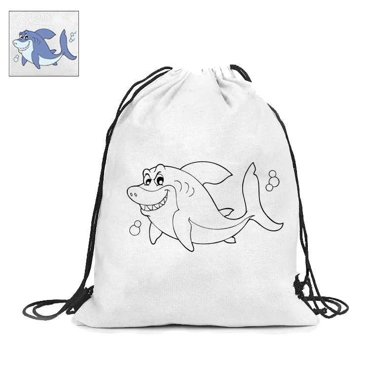 Wholesale Drawstring Bags for Kids Children Diy Coloring Painting Kids ...