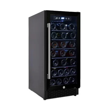 C-pentane/r600a Supermarket Chiller Freezer Vertical Black Glass ...