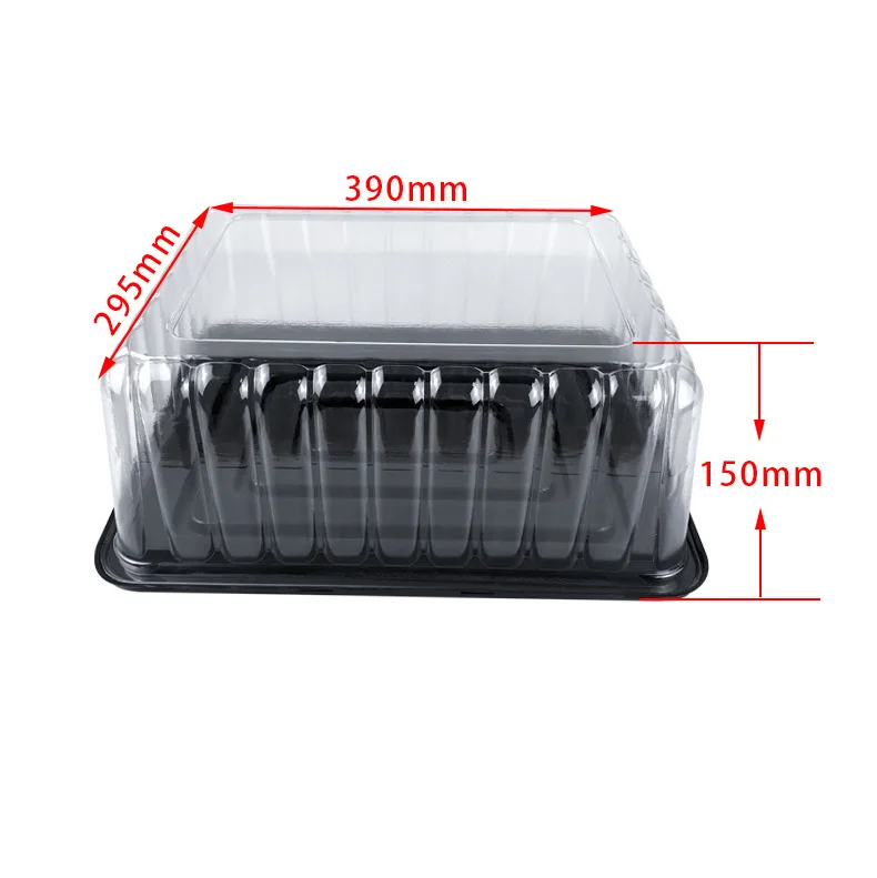 Round Cake Packaging Box with Lid Transparent Dome Clear Disposable 6 8 ...