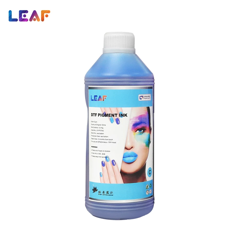 Leaf High Quality Cmykw Dtf Pigment Ink Inkjet Printer Ink Transfer ...