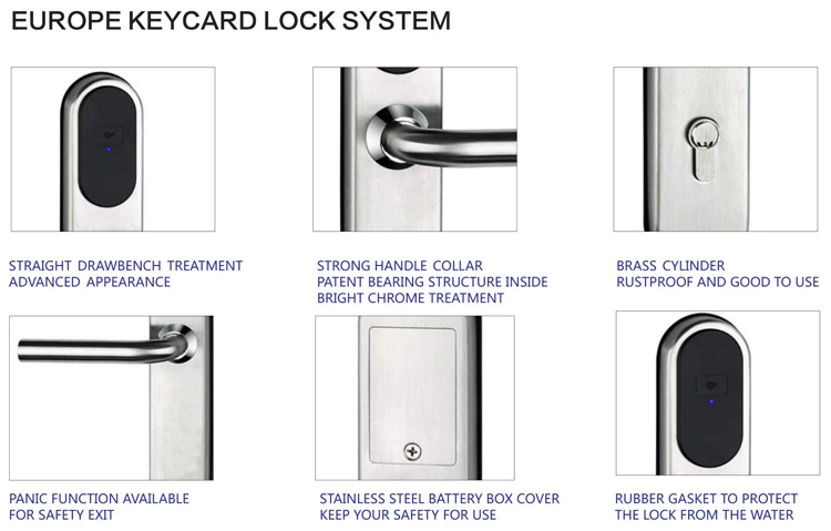 Nfc Smart Key Door Lock Rfid Card Reader Intelligent Digital Smart ...
