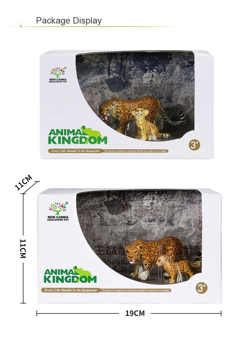 Pvc Animal Toys Set Mini Realistic Animal Leopard Toys Set For Kids Hot ...