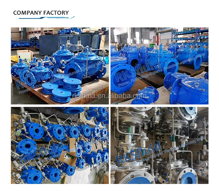RKSfluid 600X Ductile Iron Hydraulic Solenoid Control Valve Water ...
