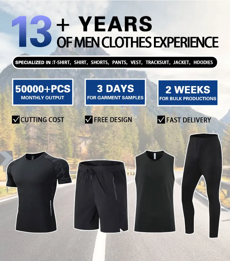 Shop Our Selection of Blank Gym Compression Sportswear for Men