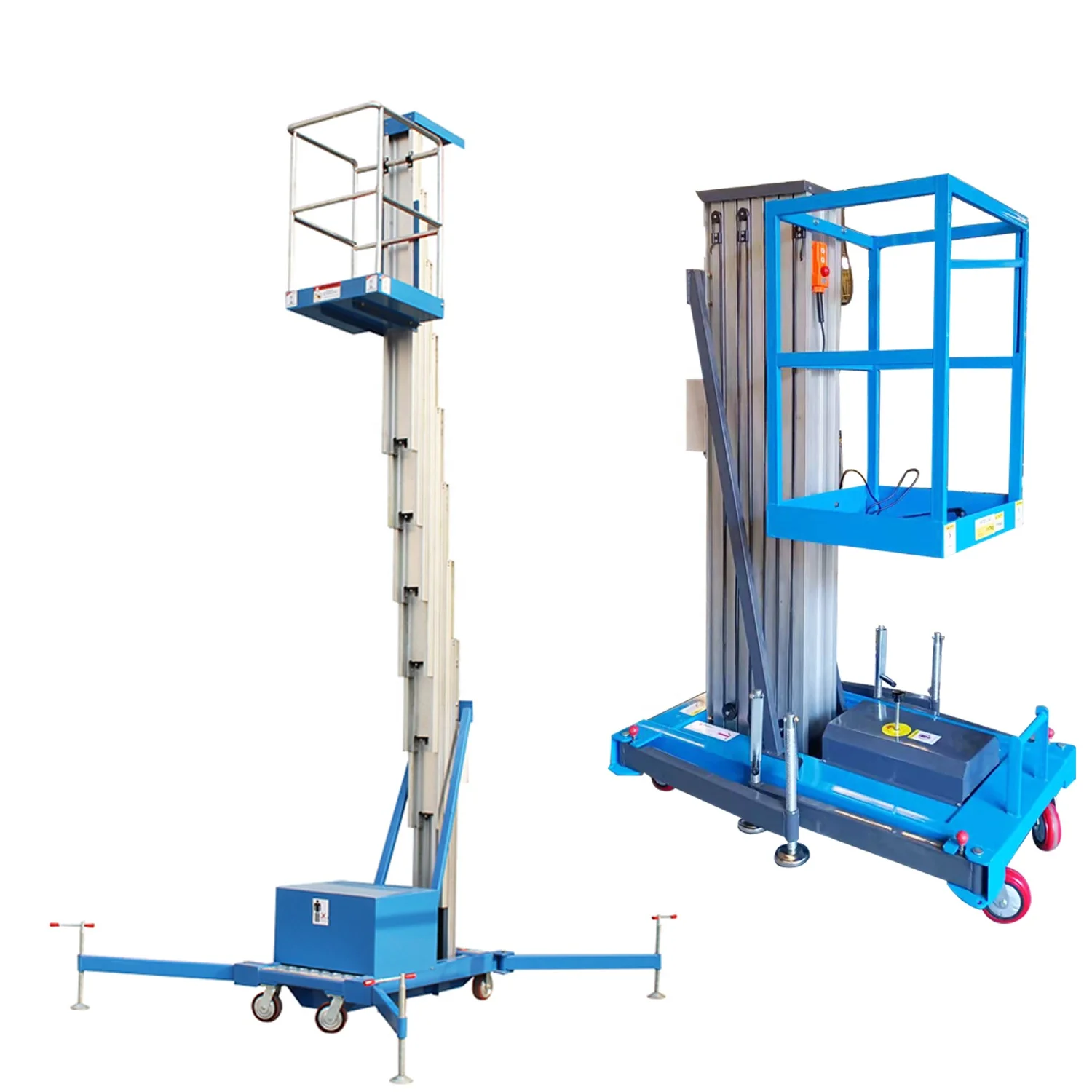 Portable Hydraulic Ladder 6m Telescopic Lift Electric Scaffolding Lift ...