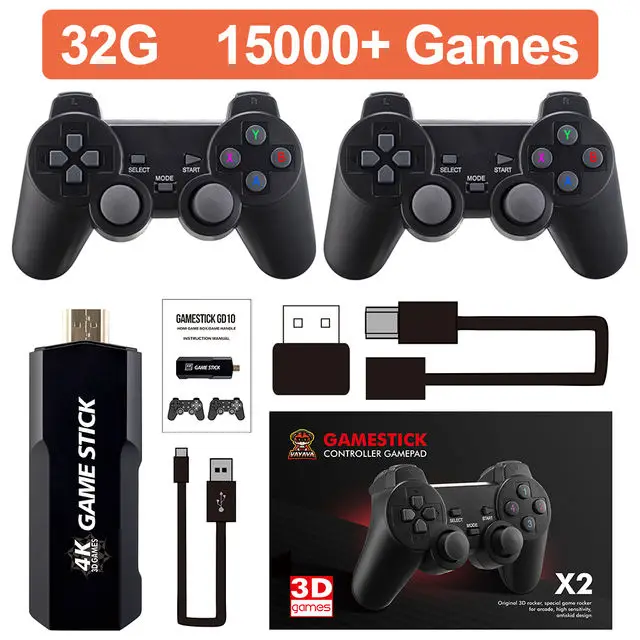 X2 Plus M10 GD10 - 4K Gamestick with 40000 Games & Emulators