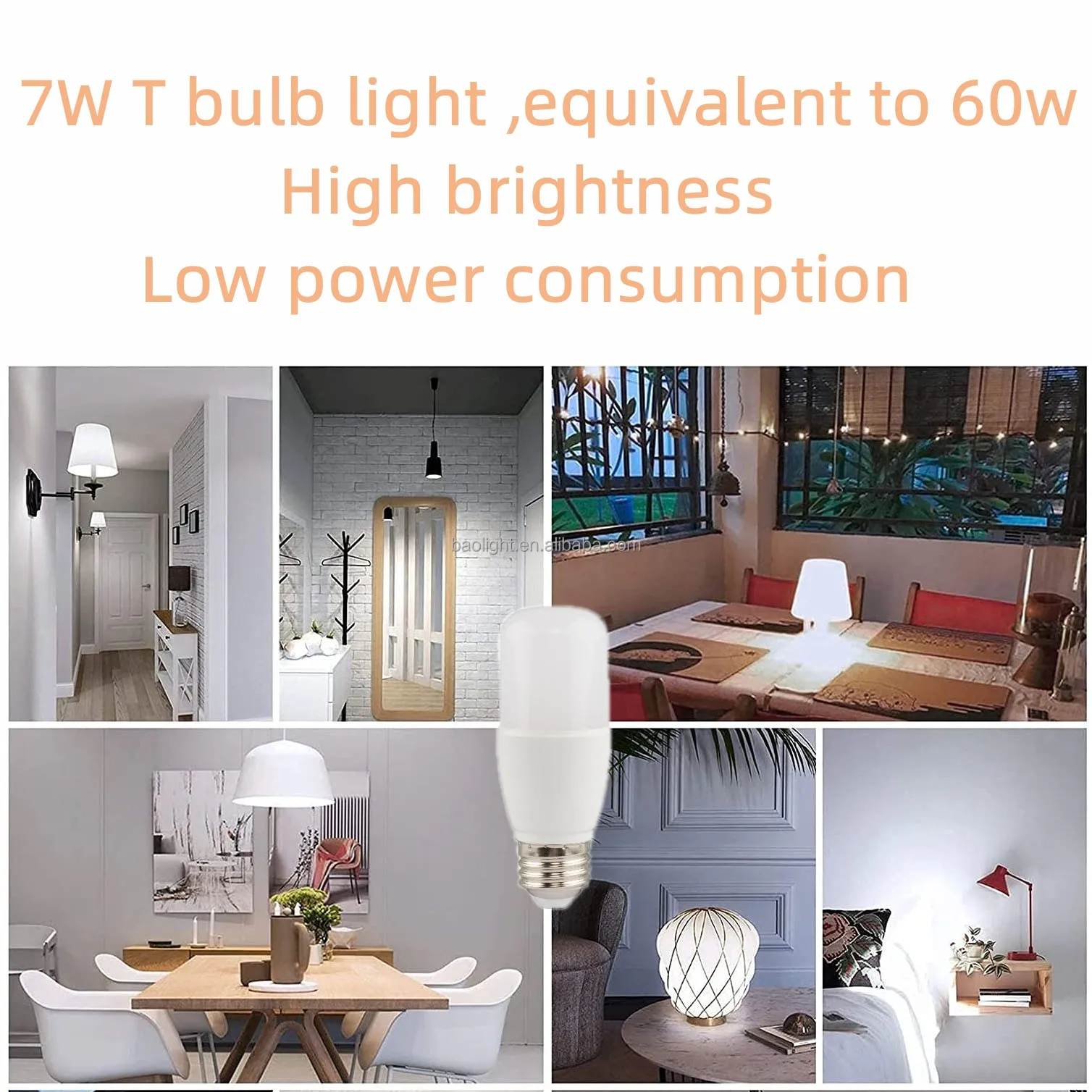 High Quality Factory Price T Shape Light Bulb E27 E26 Lamp Bombilla Led ...
