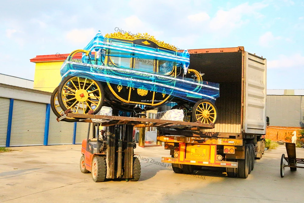 Luxury Elegant Princess Royal Horse Carriage Wedding Sightseeing Horse ...